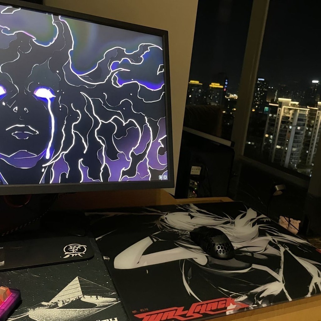 Wallhacs SP004-Frenzy SORA Coating Gaming Mouse Pad de vidro temperado ...