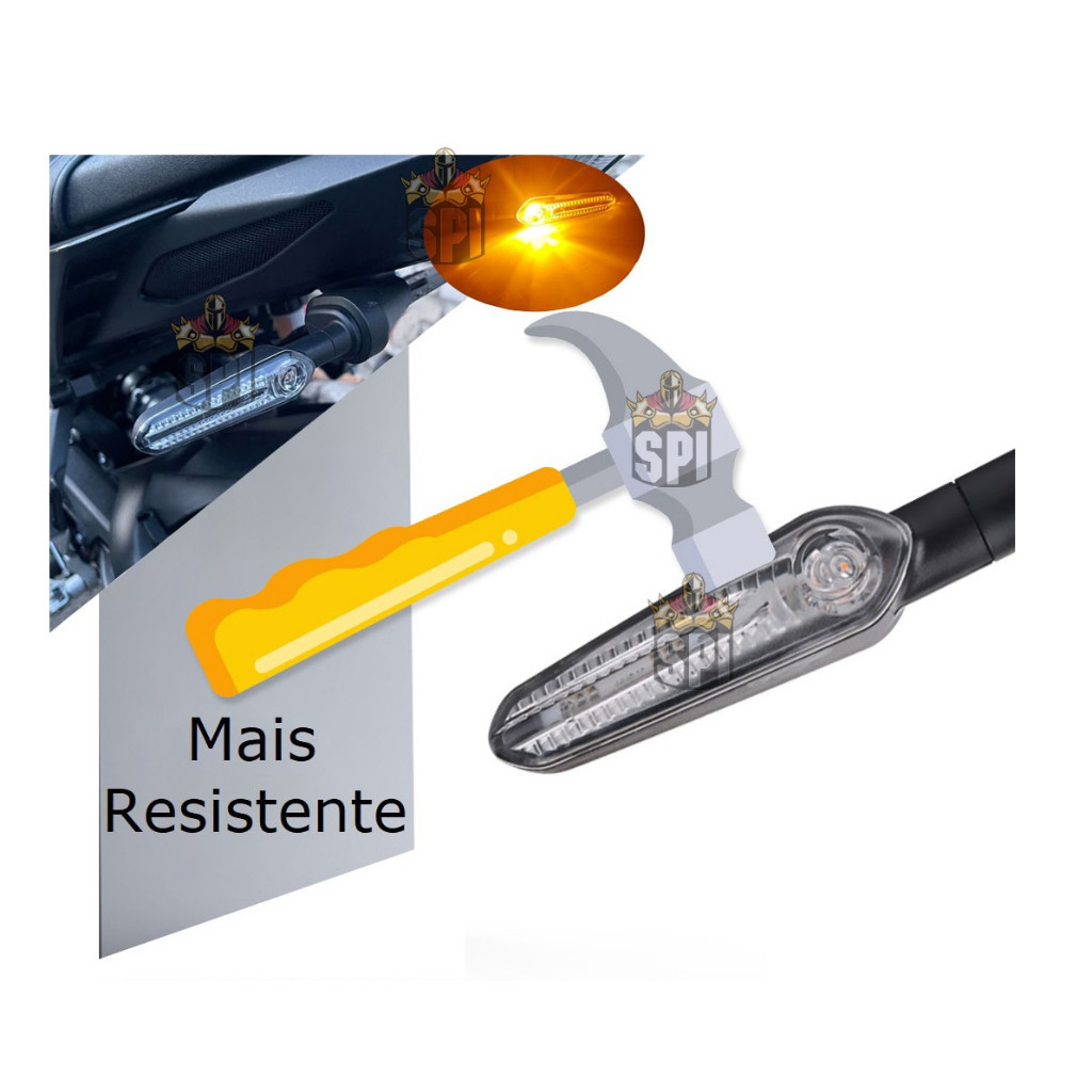 Pisca Seta Led Yamaha Fazer Factor 150 Mt03 Mt07 Mt09 | Shopee Brasil