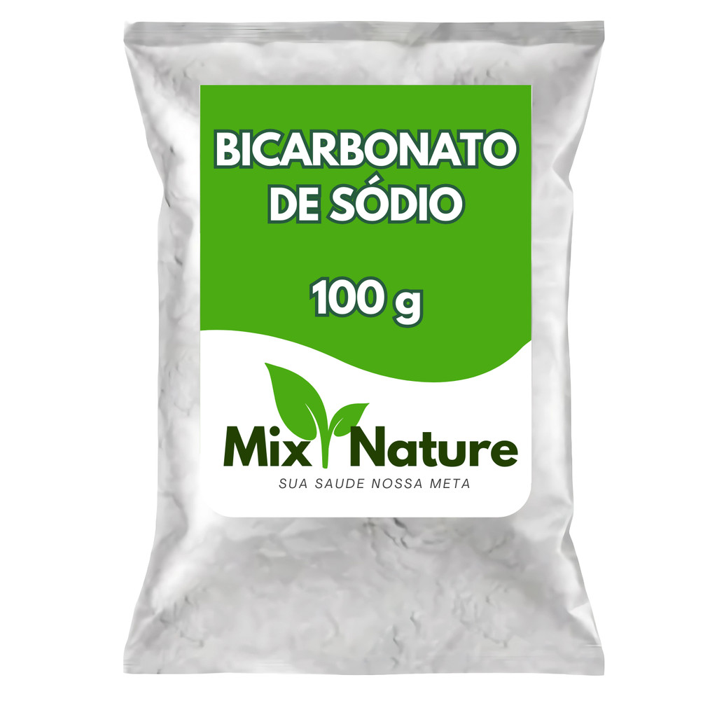 Bicarbonato de Sodio Premium 100% Puro 100g Multiuso Extra Fino Clareador Original Tira Manchas ...