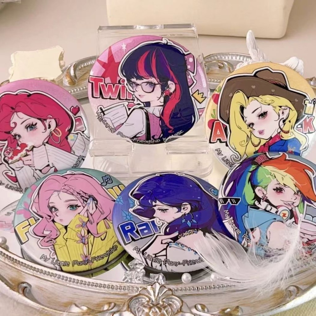 My Little Pony Doujin Bar Chi Series Girl Cute Badge Roxo Yue Faia ...