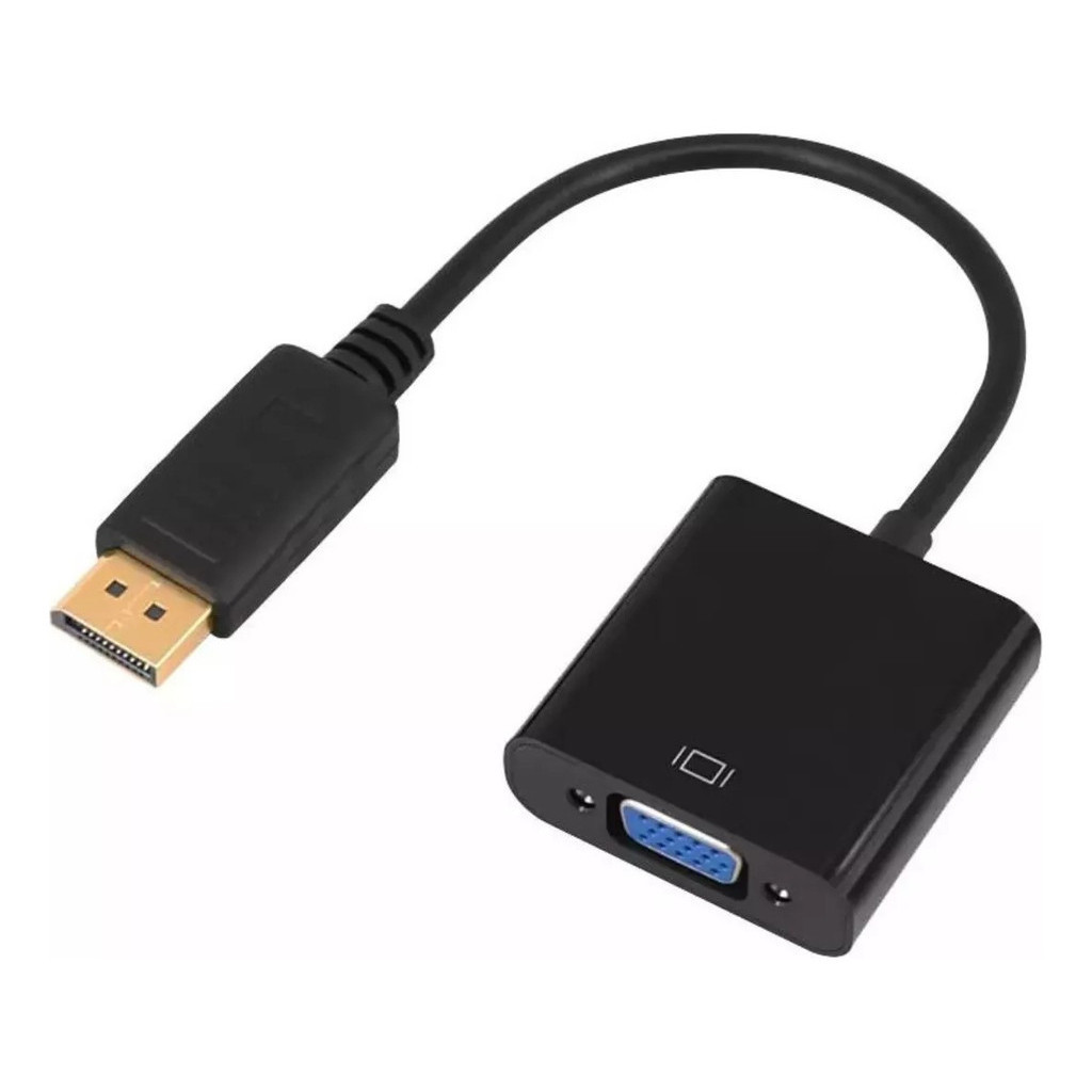 Cabo Adaptador Conversor Displayport Para Vga Pc Notebook - Escorrega o ...