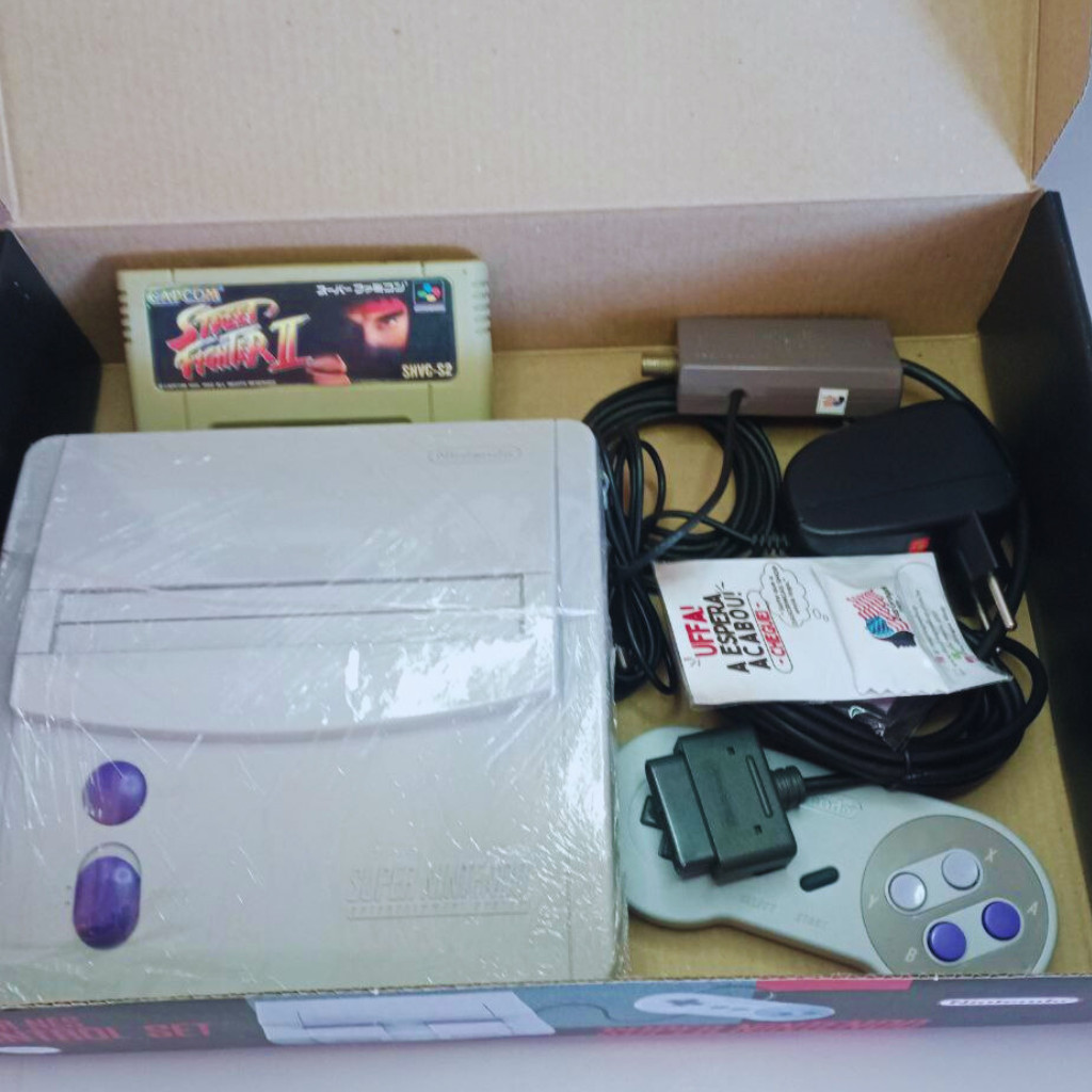 Console Super Nintendo Baby RF - Nintendo Snes Retrô | Shopee Brasil