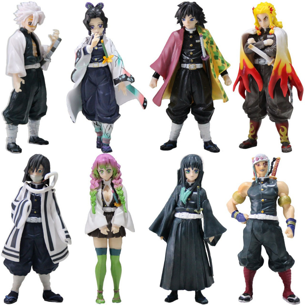 Action Figure Hashira Demon Slayer Pilares Kimetsu No Yaiba | Shopee Brasil