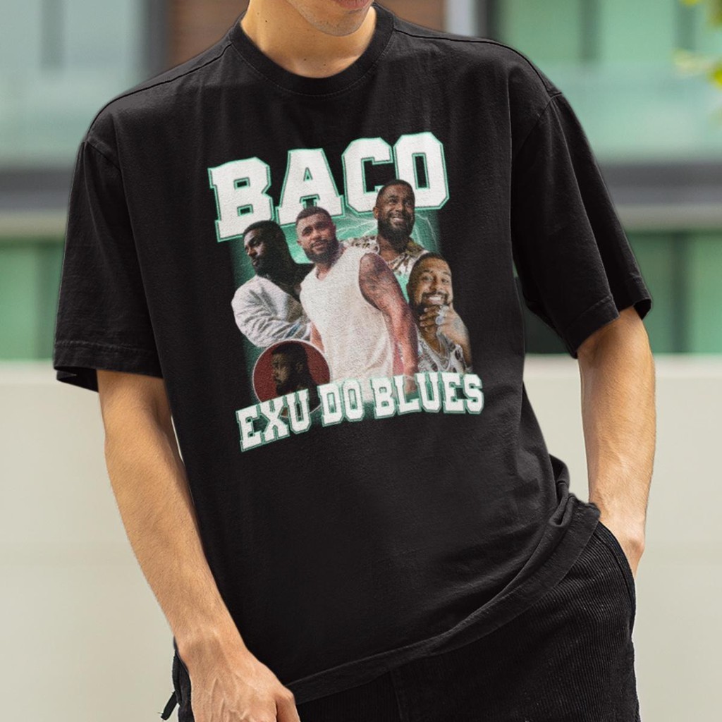 Camiseta Rapper Baco Exu Do Blues Graphic Rap Flamingos Trap | Shopee ...