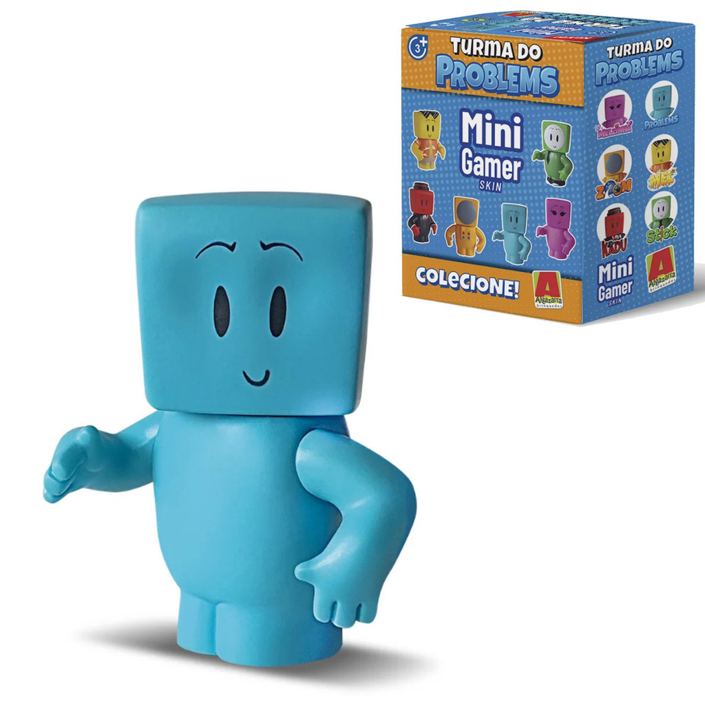 Boneco Vinil Turma Problems Minecraft Skin Youtuber Original | Shopee ...