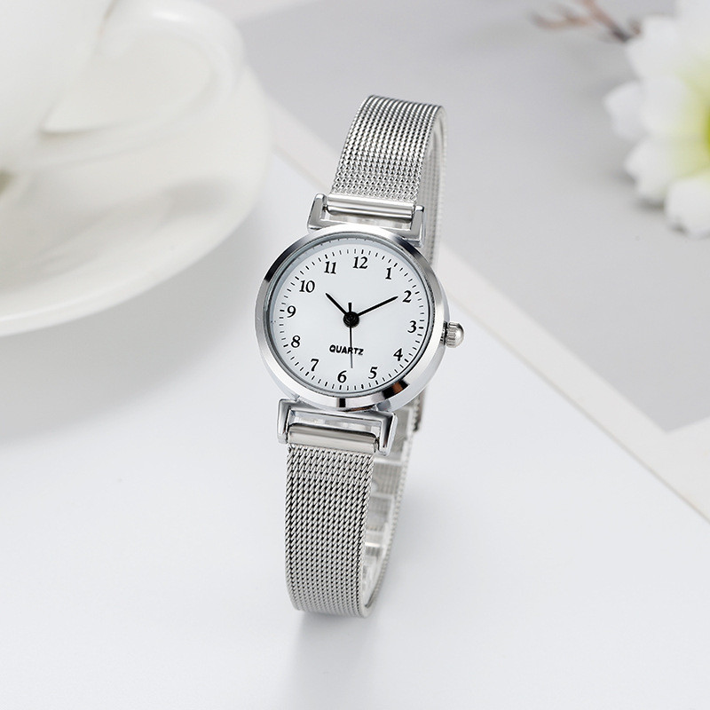 Relógio Feminino Original Pequeno De Quartzo Com Pulseira De Malha De ...