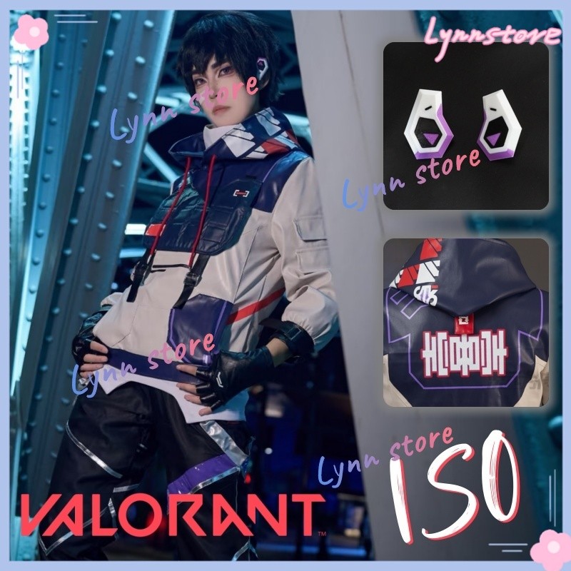 Jogo VALORANT Cosplay Fantasia ISO Uniformes Roleplay Outfits Trajes De ...