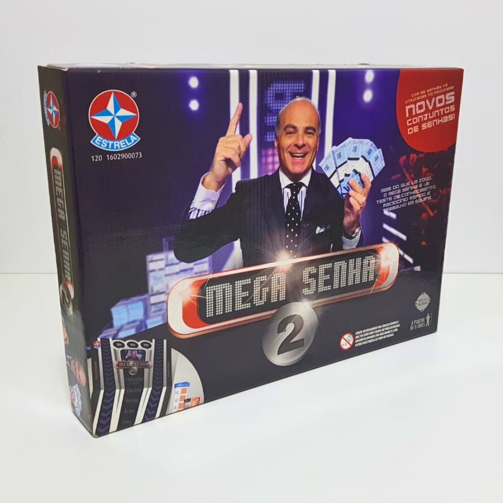 Mega Senha 2 Usado Jogo de Tabuleiro Estrela | Shopee Brasil