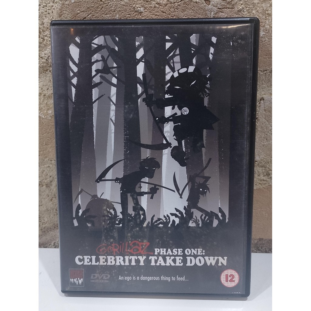 Dvd Usado Gorillaz Phase One Celebrity Take Down Dvd + CD | Shopee Brasil