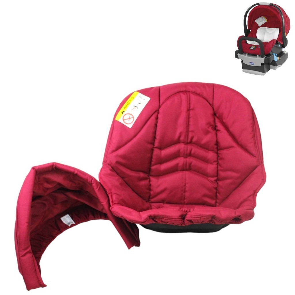 KIT FORRO COM CAPOTA ALMOFADA PARA CADEIRA KEY FIT RED CHICCO | Shopee ...