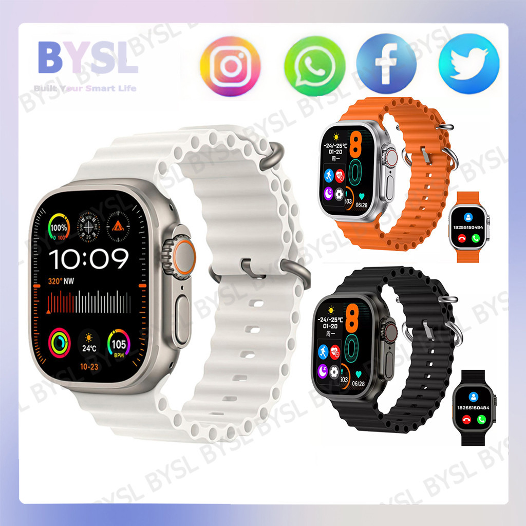 Smartwatch Ip08 Ultra Relógio Feminino Masculino | Shopee Brasil