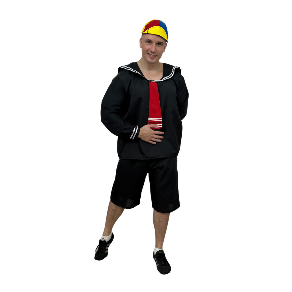 Fantasia Do Kiko Da Turma Do Chaves Adulto Masculino Cosplay | Shopee ...