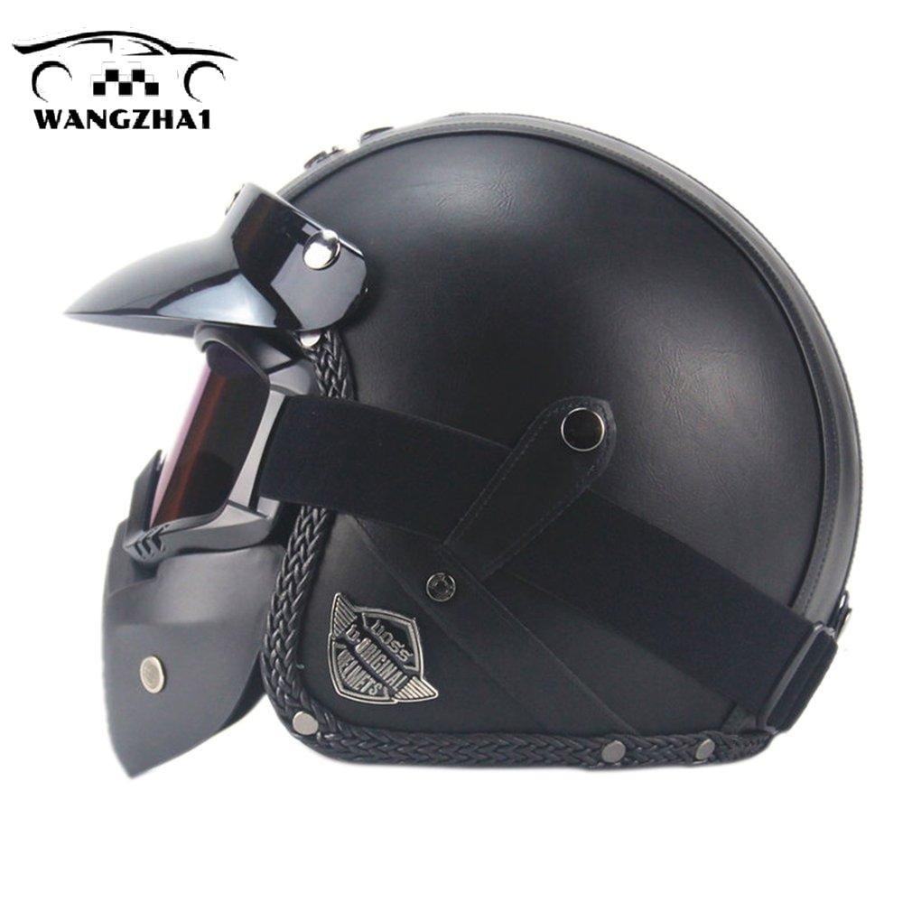 Capacete vintage de quatro estações, feito à mão, personalidade, retrô ...
