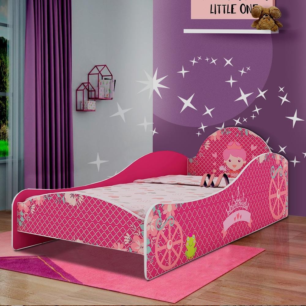 Cama Montessoriana Solteiro Pink Ploc Ariel Shop Jm | Shopee Brasil