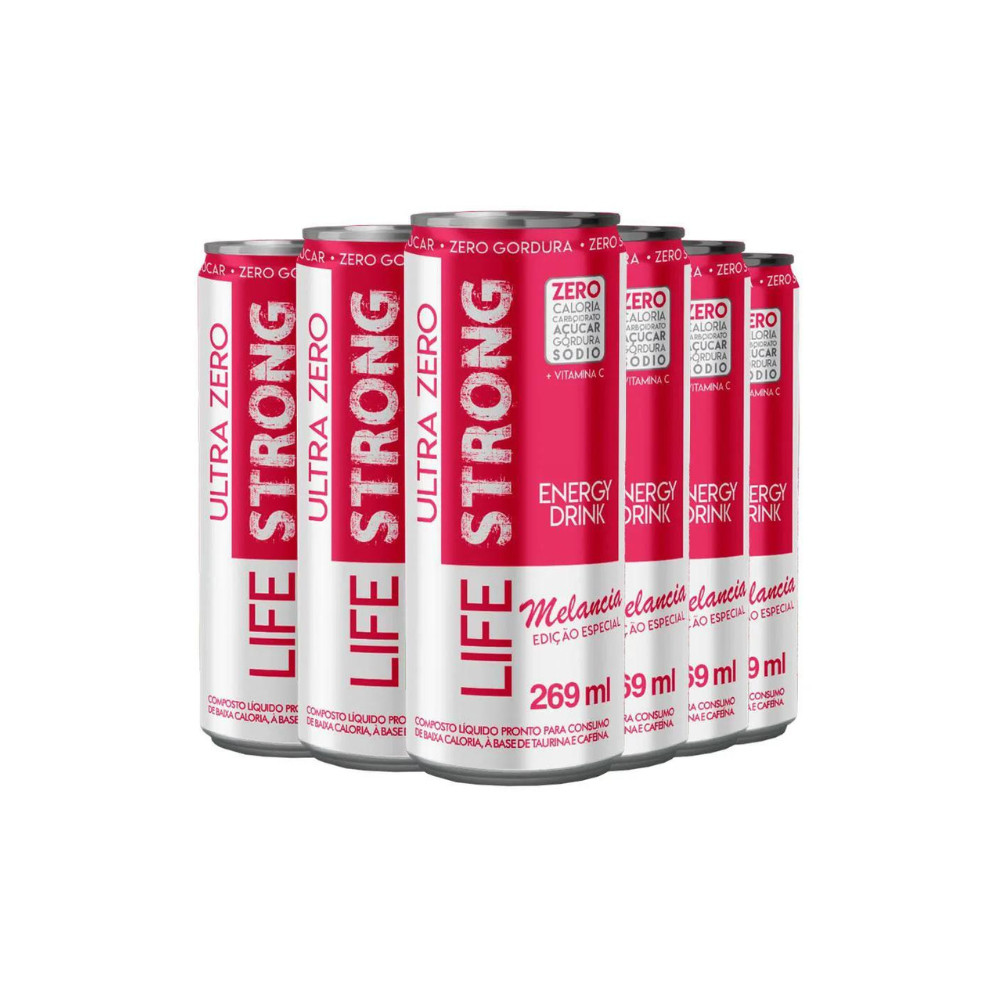 Kit de energetico life strong ultra Zero energy drink melancia zero ...