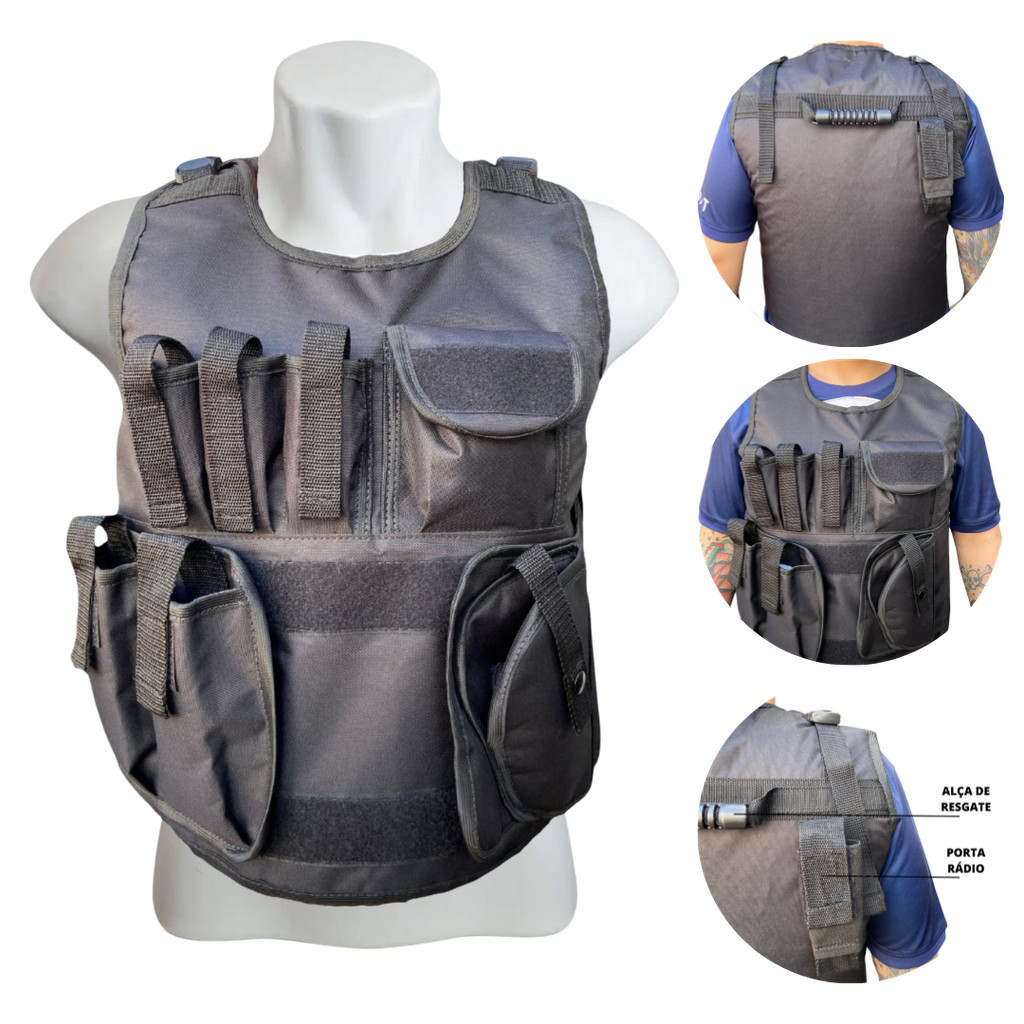Colete Tático PaintBall Segurança Operacional Assault | Shopee Brasil