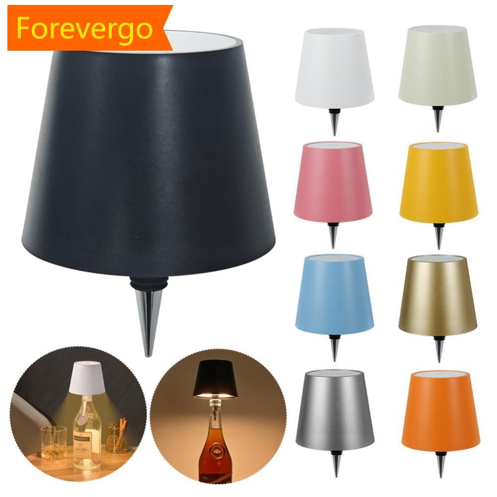 forevergo Lâmpada De Garrafa De Vinho Sem Fio LED Luz Portátil Toque ...