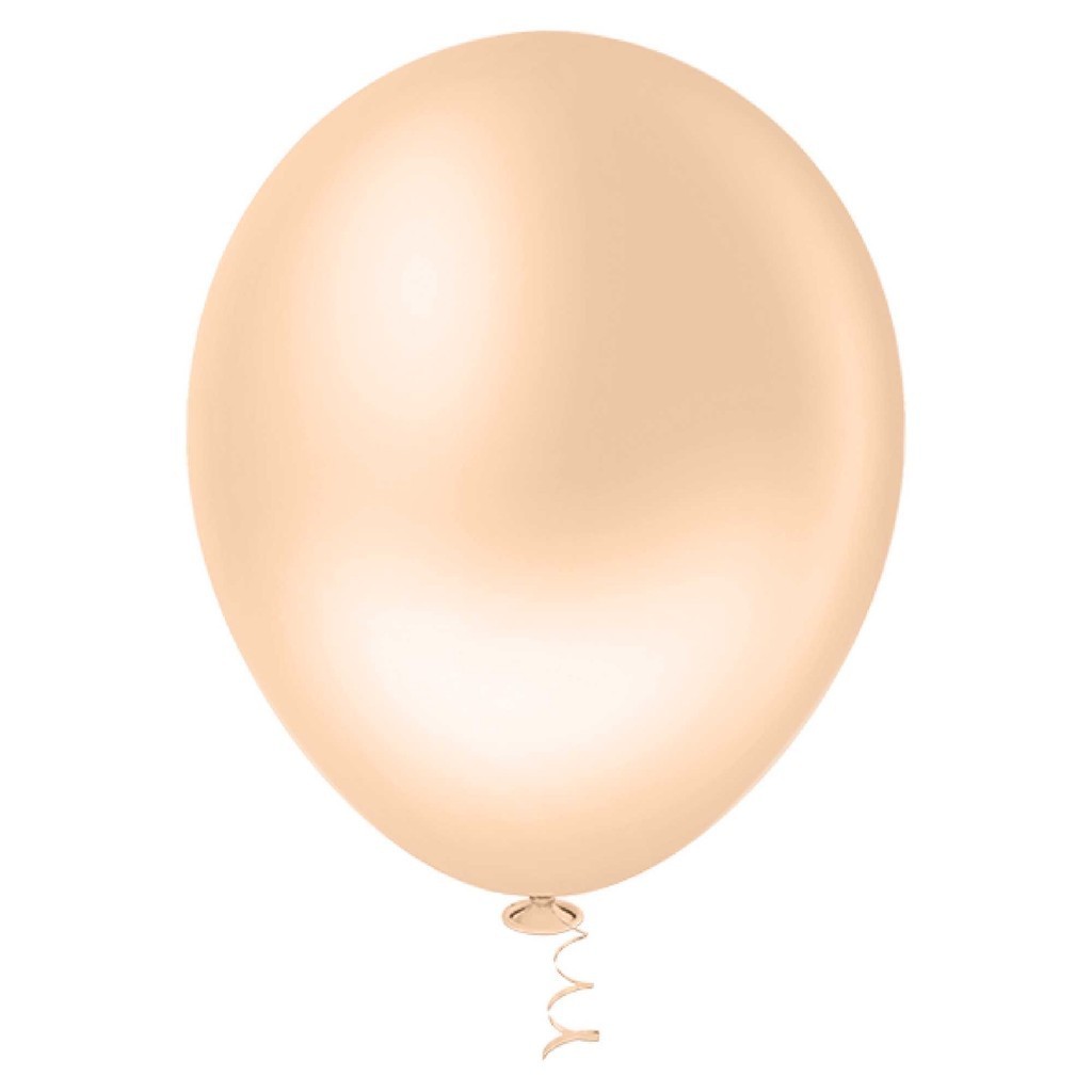 Balão Redondo 5 Pic Pic Bege 50 Unidades | Shopee Brasil