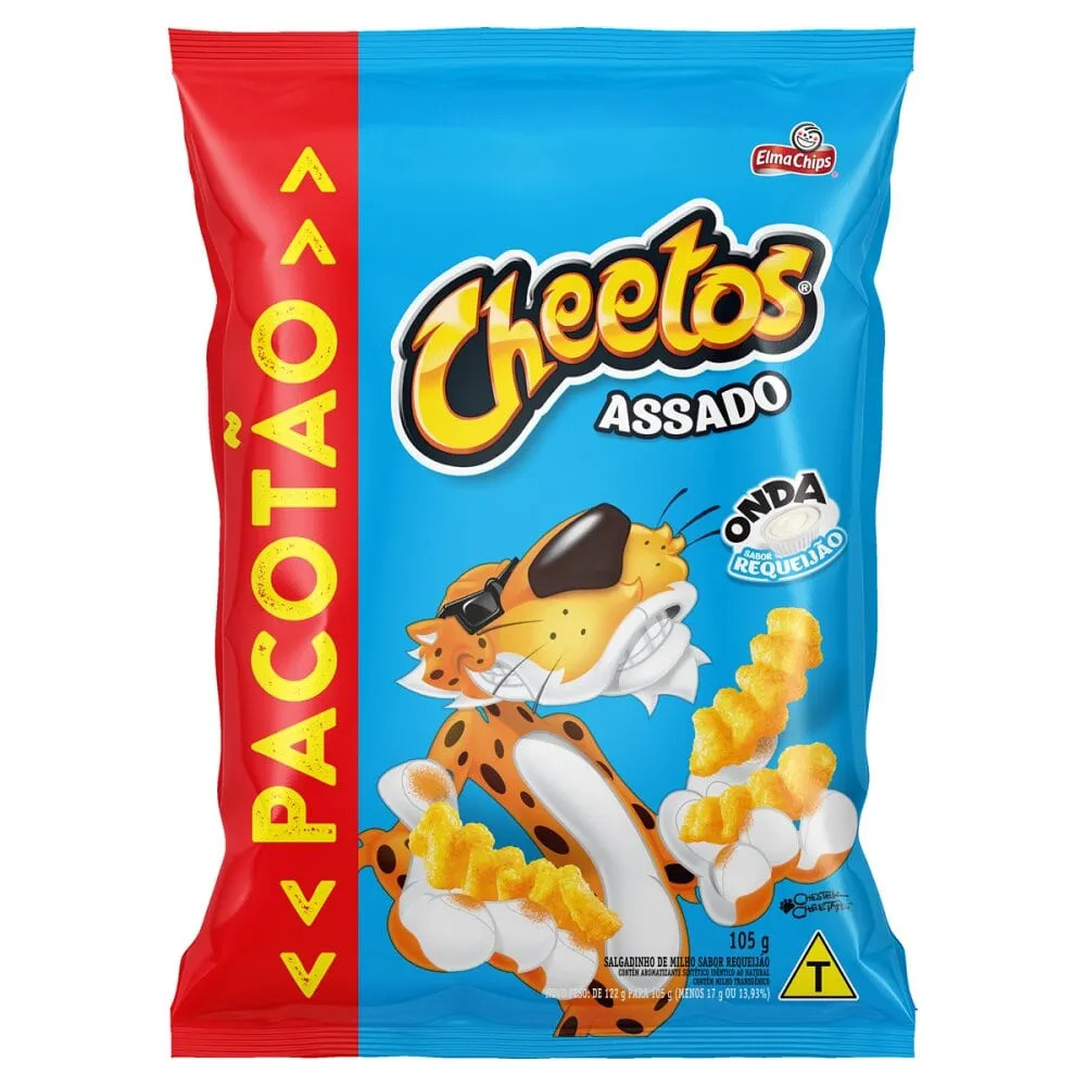 Salgadinho Cheetos Assado Onda Requeijão 105g | Shopee Brasil