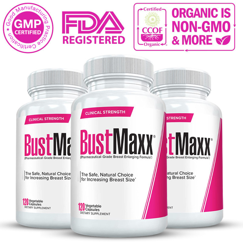 BustMaxx Vitaminas , Glúten , Trigo E Laticínios Livres , 30/60/120 ...