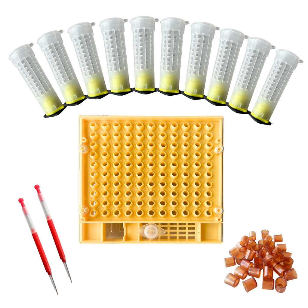 KIT NICOT 4 PEÇAS PARA PRODUÇÃO DE ABELHA RAINHA APICULTURA | Shopee Brasil