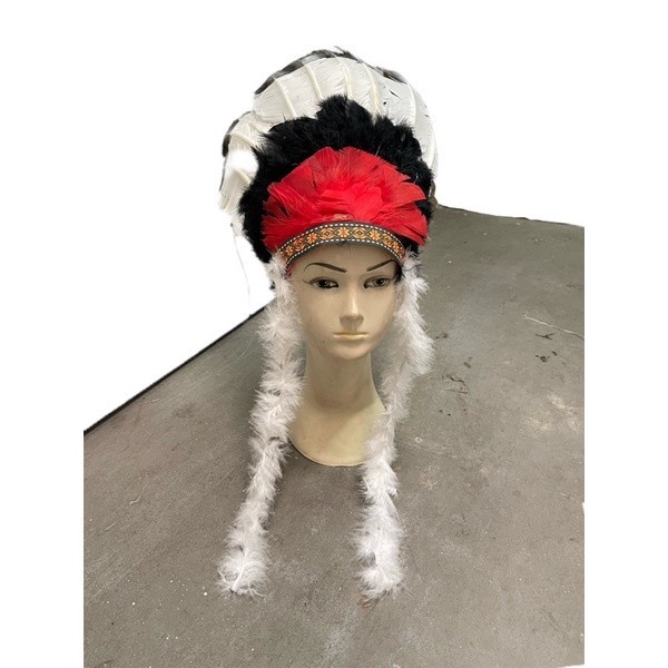 Coroa Cocar De Índio Penas Fantasia Carnaval Festa | Shopee Brasil