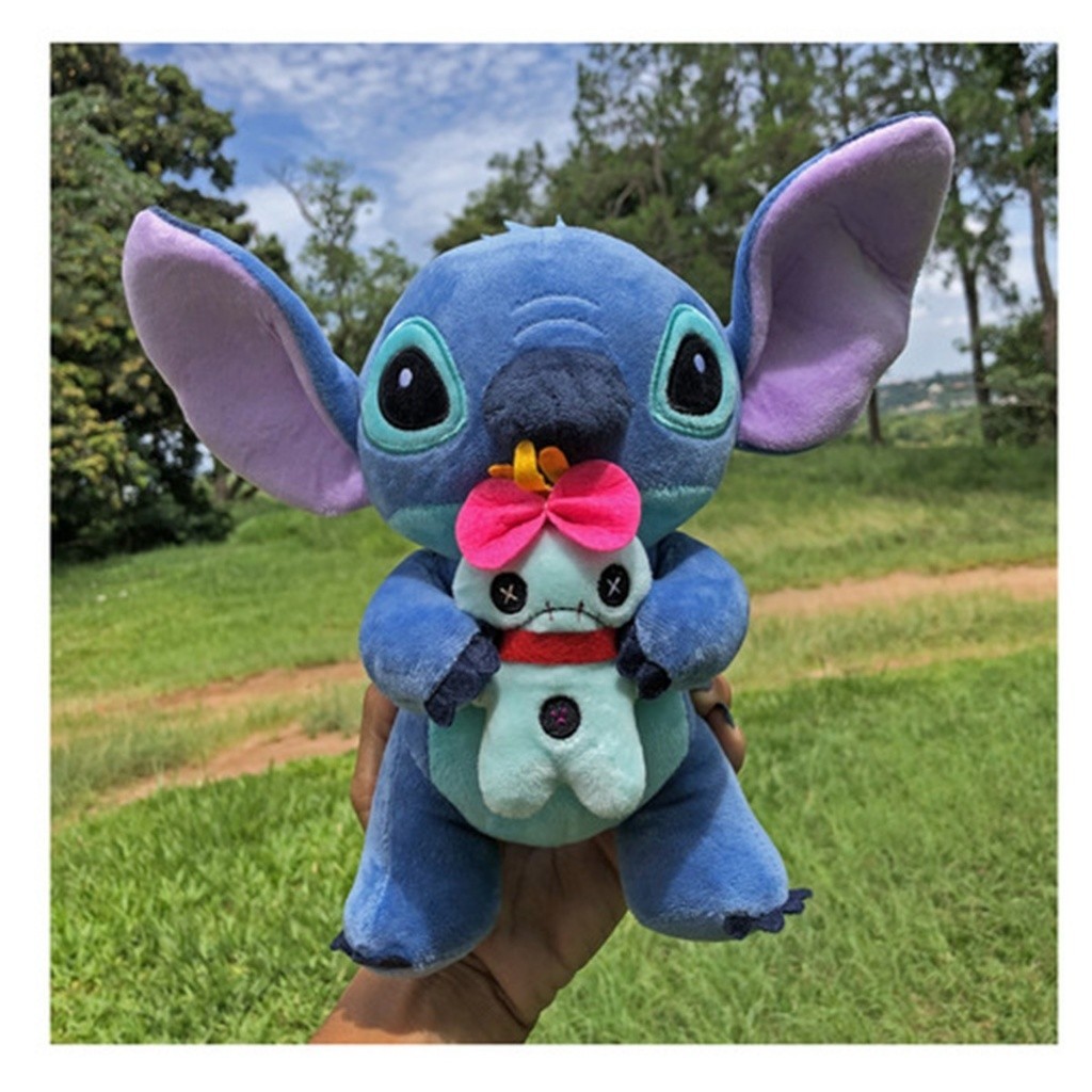 Ursinho Pelúcia Lilo Stitch com Xepa Disney Scrump Urso Alienígena Luxo ...