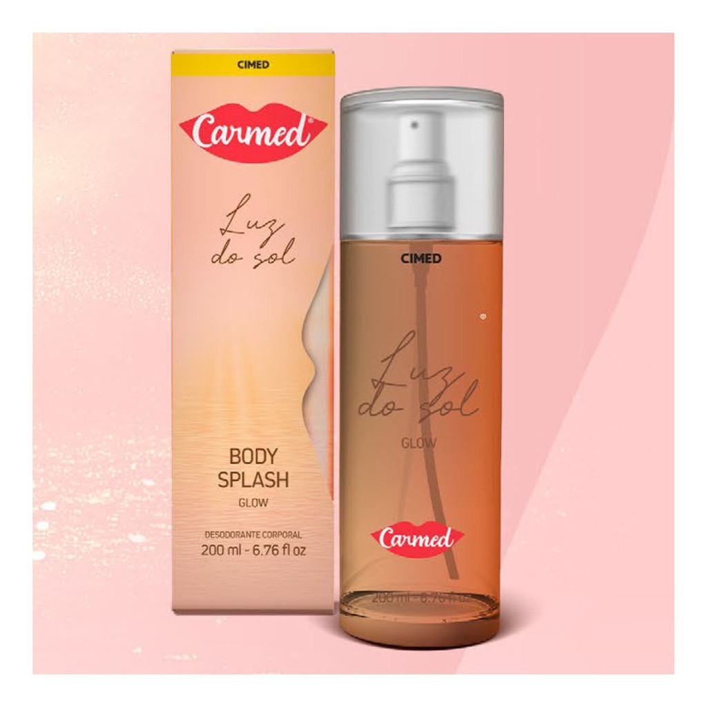Body Splash Luz Do Sol Glow 200ml Lançamento Carmed Cimed | Shopee Brasil