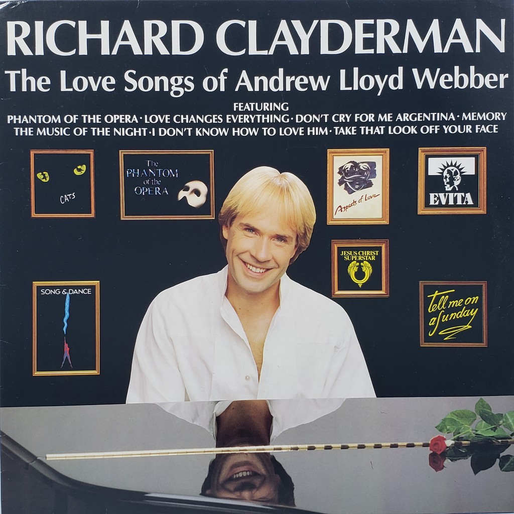 Lp Richard Clayderman - The Love Songs of Andrew LLoyd Webber | Shopee Brasil