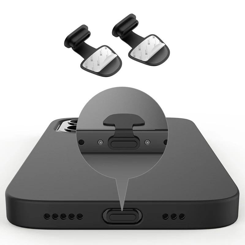 Anti-Dust Charging Port Dirt Proof Plug For IOS USB C Type-Plus ...