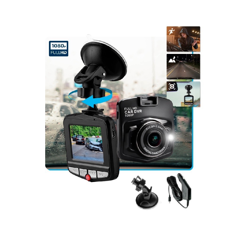 Camera Veicular Automotiva Filmadora Frontal Noturna Full HD 1080p ...