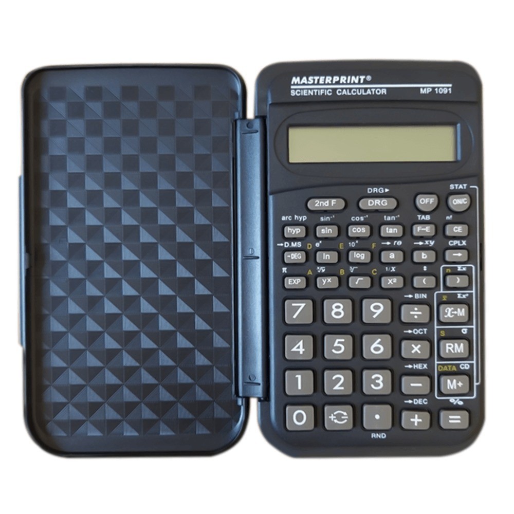 Calculadora Científica 10díg. Bat/solar Mp1091 Masterprint | Shopee Brasil
