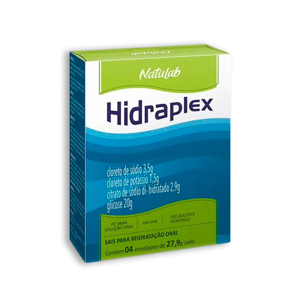 Hidraplex Repositor Hidroeletrolítico Oral 4 Sachês 28g Sabores ...