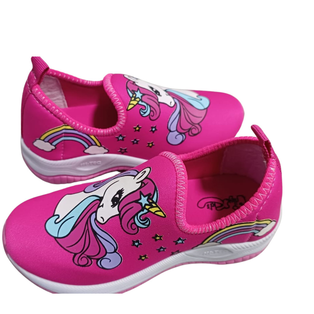 TENIS CALCE FACIL MENINA SLIP UNICORNIO | Shopee Brasil