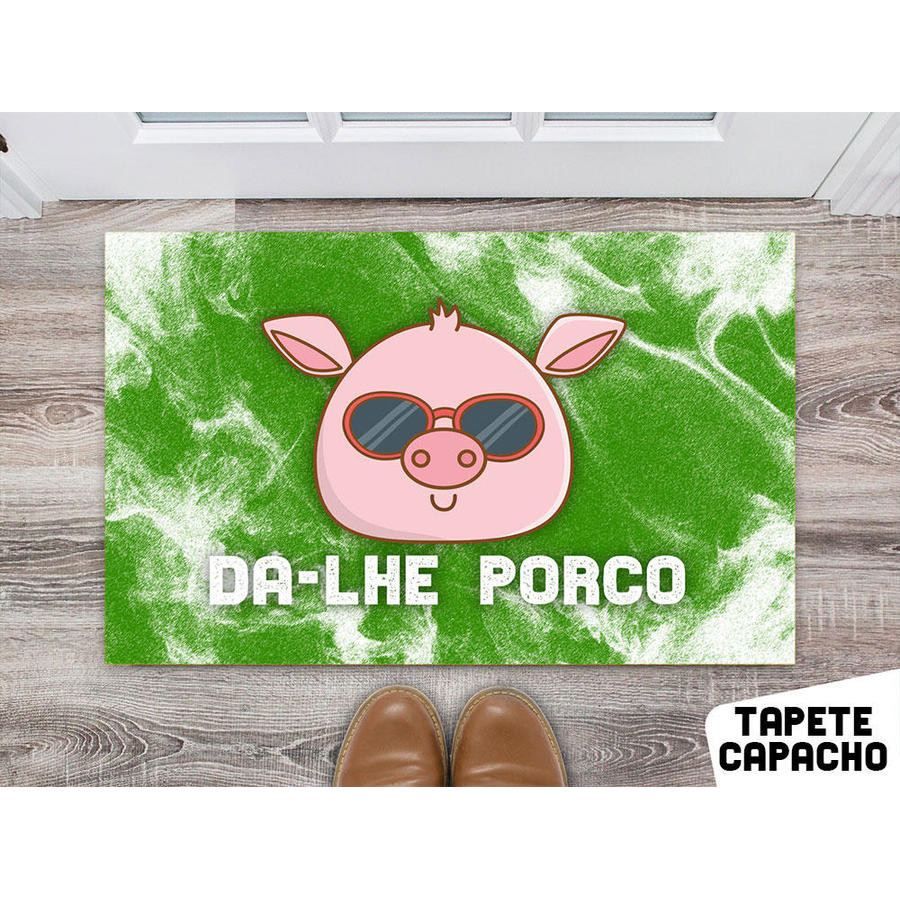Tapete Capacho Personalizado Futebol Clubes Da-lhe Porcoo | Shopee Brasil