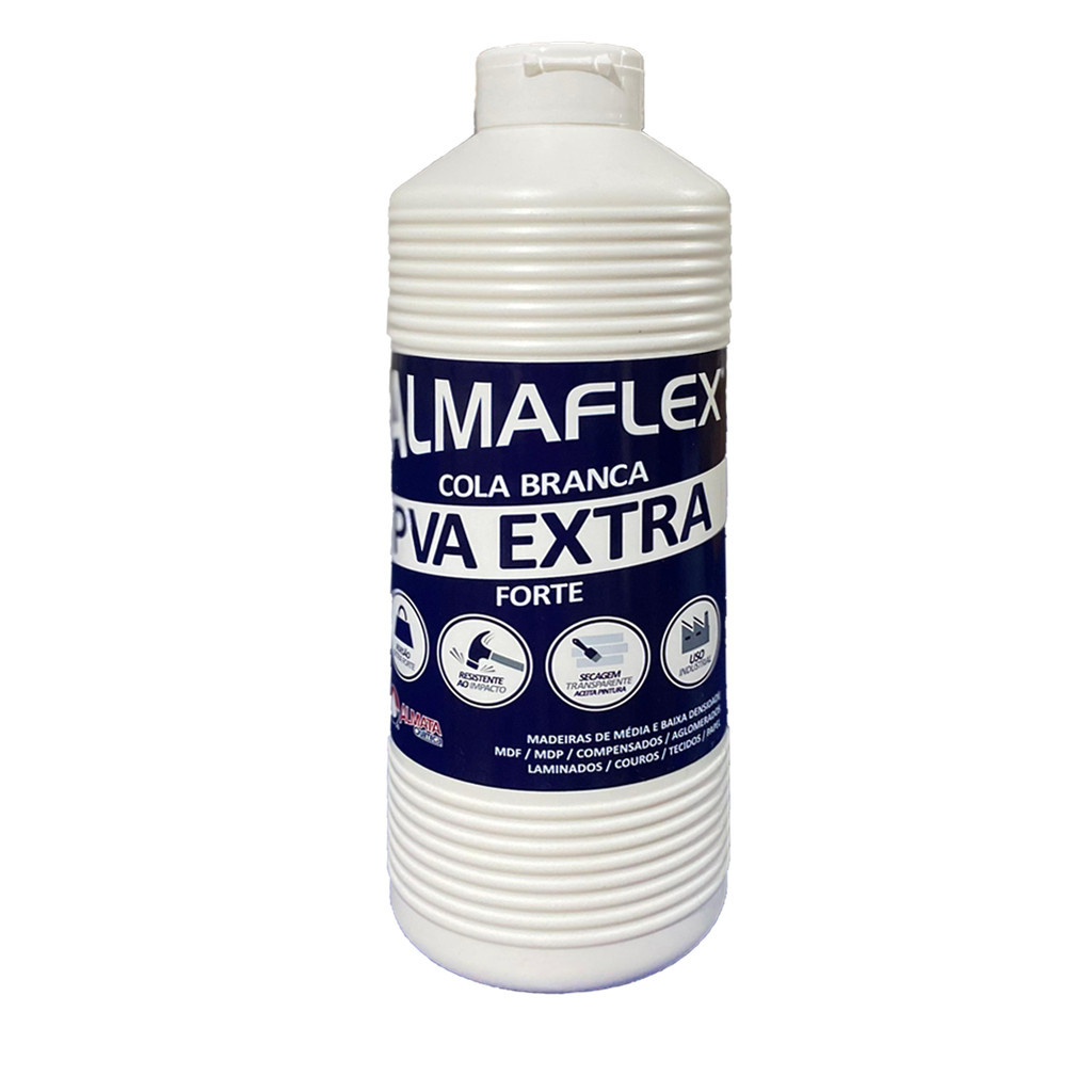 Cola Pva Branca Almaflex Extra Forte 1kg | Shopee Brasil