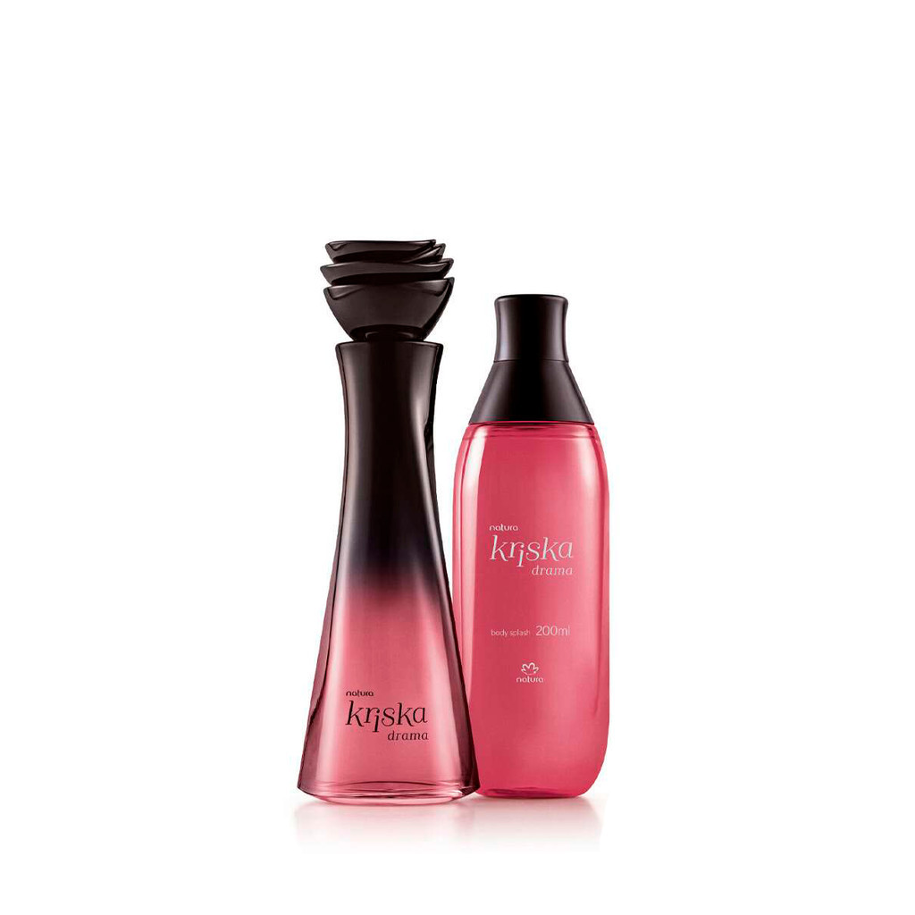 Kit Natura Kriska Drama Colônia 100ml + Body splash 200ml | Shopee Brasil