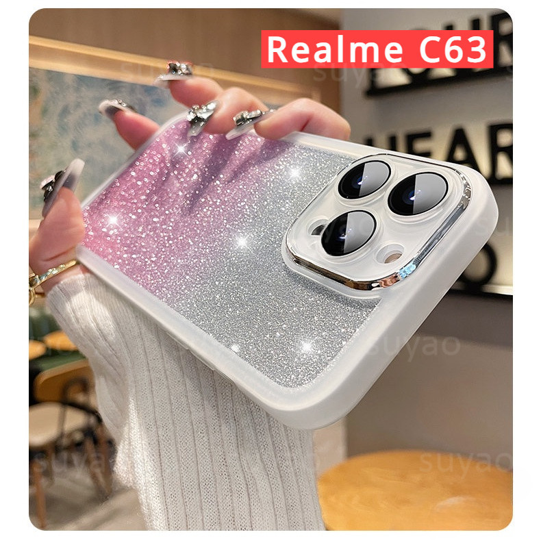 Para Realme Note 60 60x C63 C61 C65 C67 C55 C53 C51 Note50 4G 2024 Capa De Telefone Luxo Bling ...