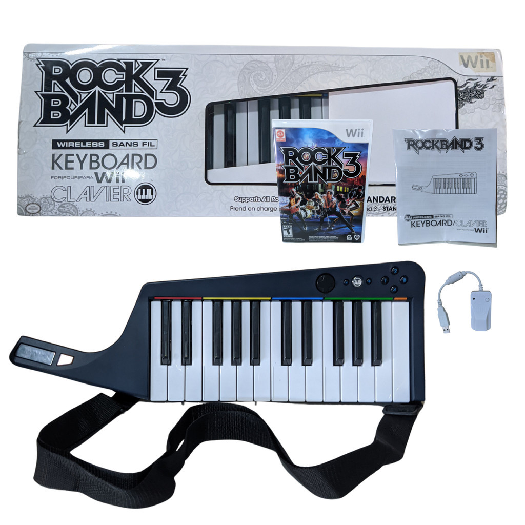 Teclado Rock Band 3 Wireless Sans Fil Keyboard Clavier | Shopee Brasil