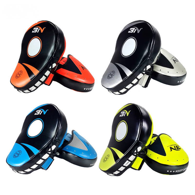 Alvo de mão curvada / Treinamento De Boxe Sanda / alvo de mão Muay Thai ...