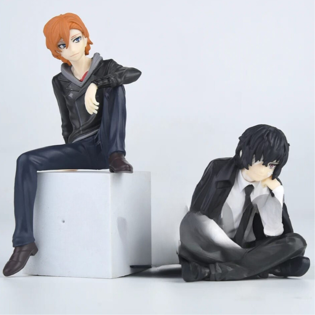 Action figure Bungou stray dogs Osamu Danzai Chuuya Nakahara ...