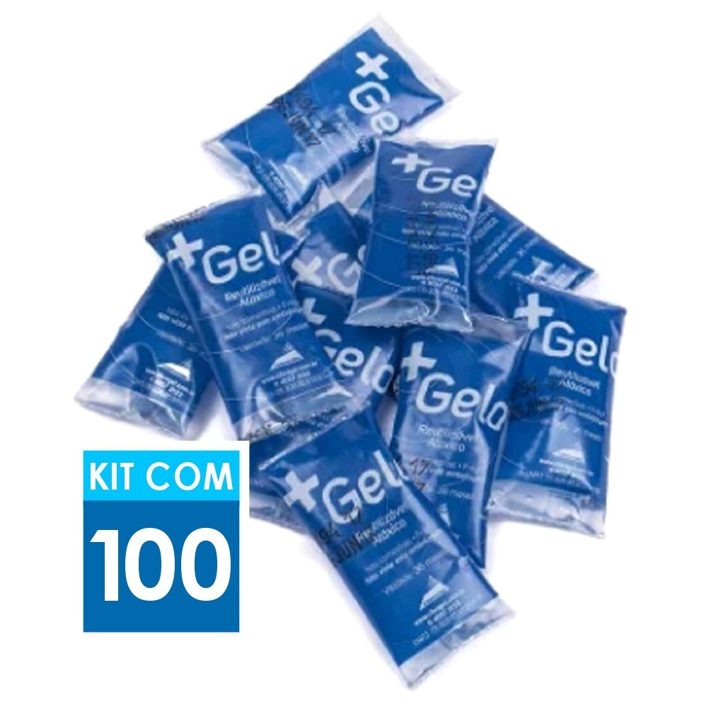 Mais Gelo Gel Reutilizavel 15g - Kit Com 100 Unidades | Shopee Brasil