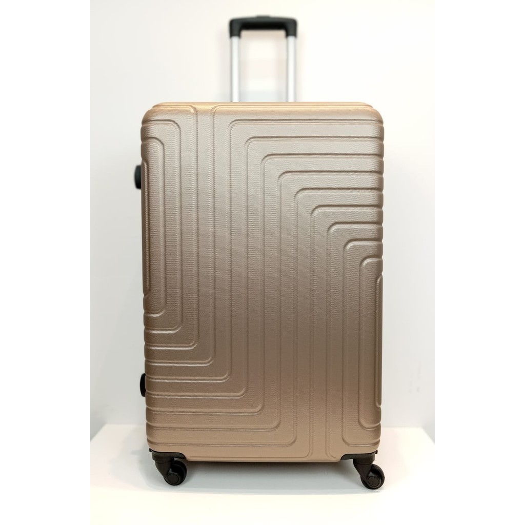 Mala de viagem Média , 23kg Champanhe para avião, em fibra abs de ...