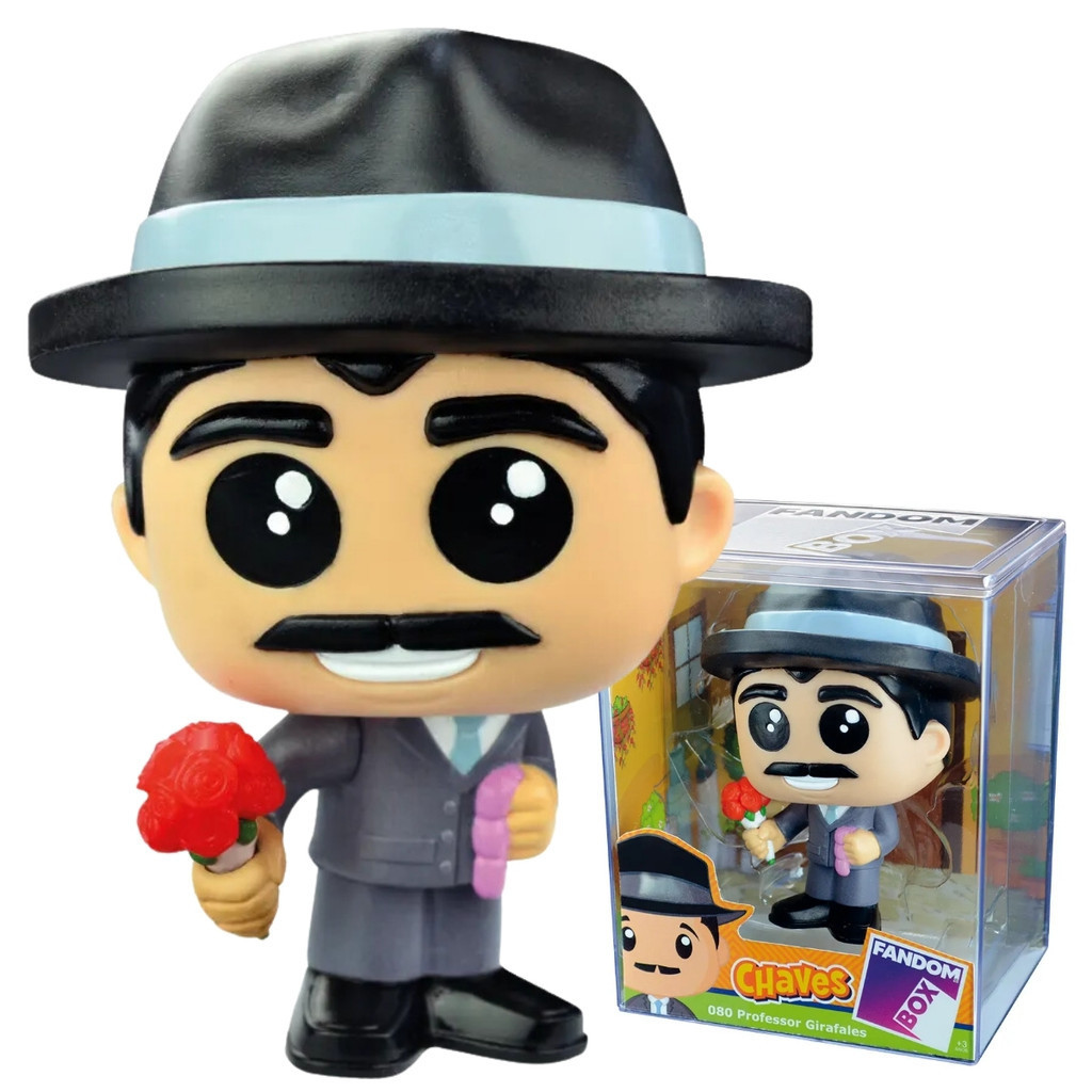 Fandom Box Pr. Girafales Turma do Chaves Boneco de Vinil Com Expositor ...