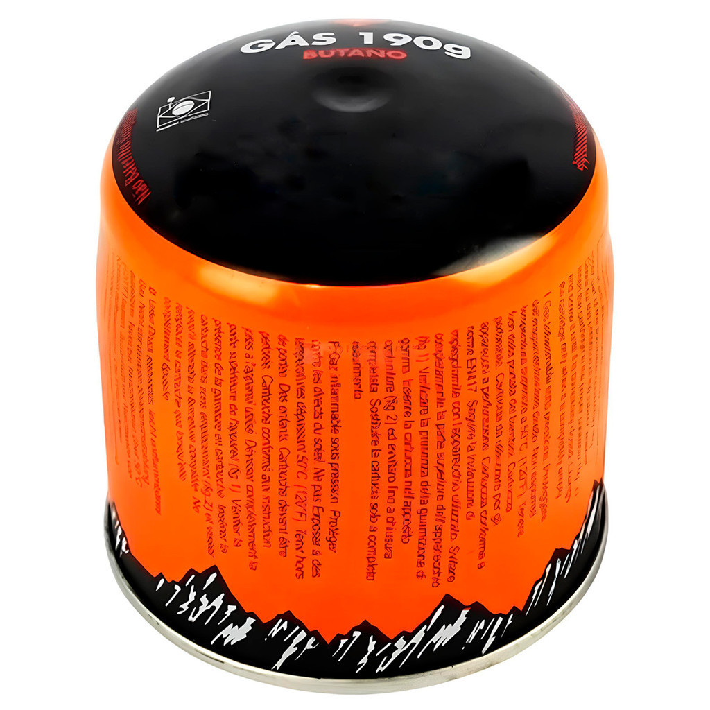 Kit com 4 Cartuchos Refil de Gás Butano 190g para Fogareiro | Shopee Brasil