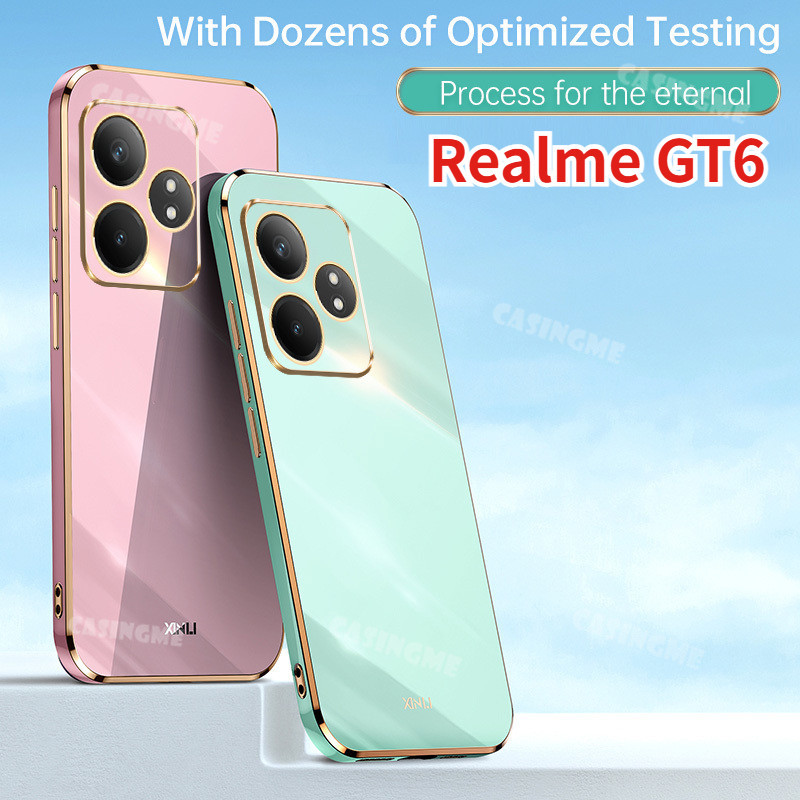 Realme GT6 2024 Caixa De Revestimento De Luxo Para GT Neo 6 6GT GT6 RealmeGT6 Neo6 SE 6T 4G 5G ...