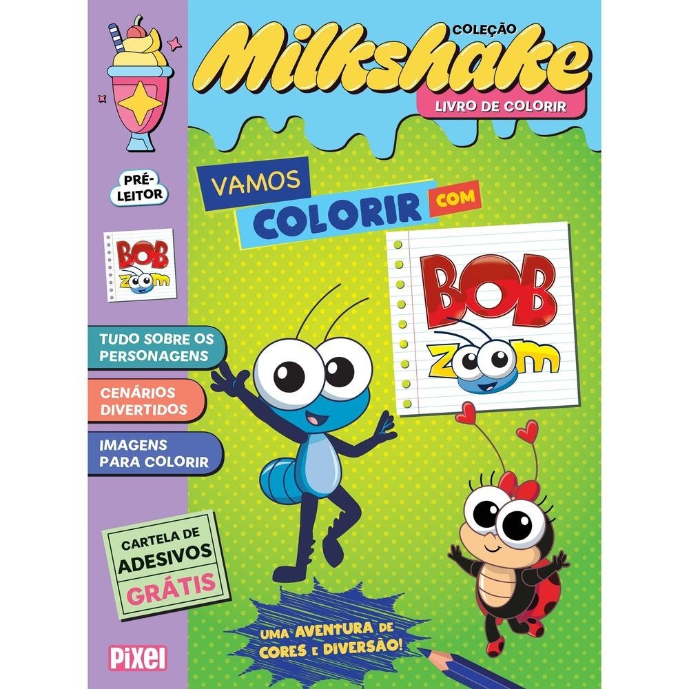 Vamos colorir com Bob Zoom | Shopee Brasil