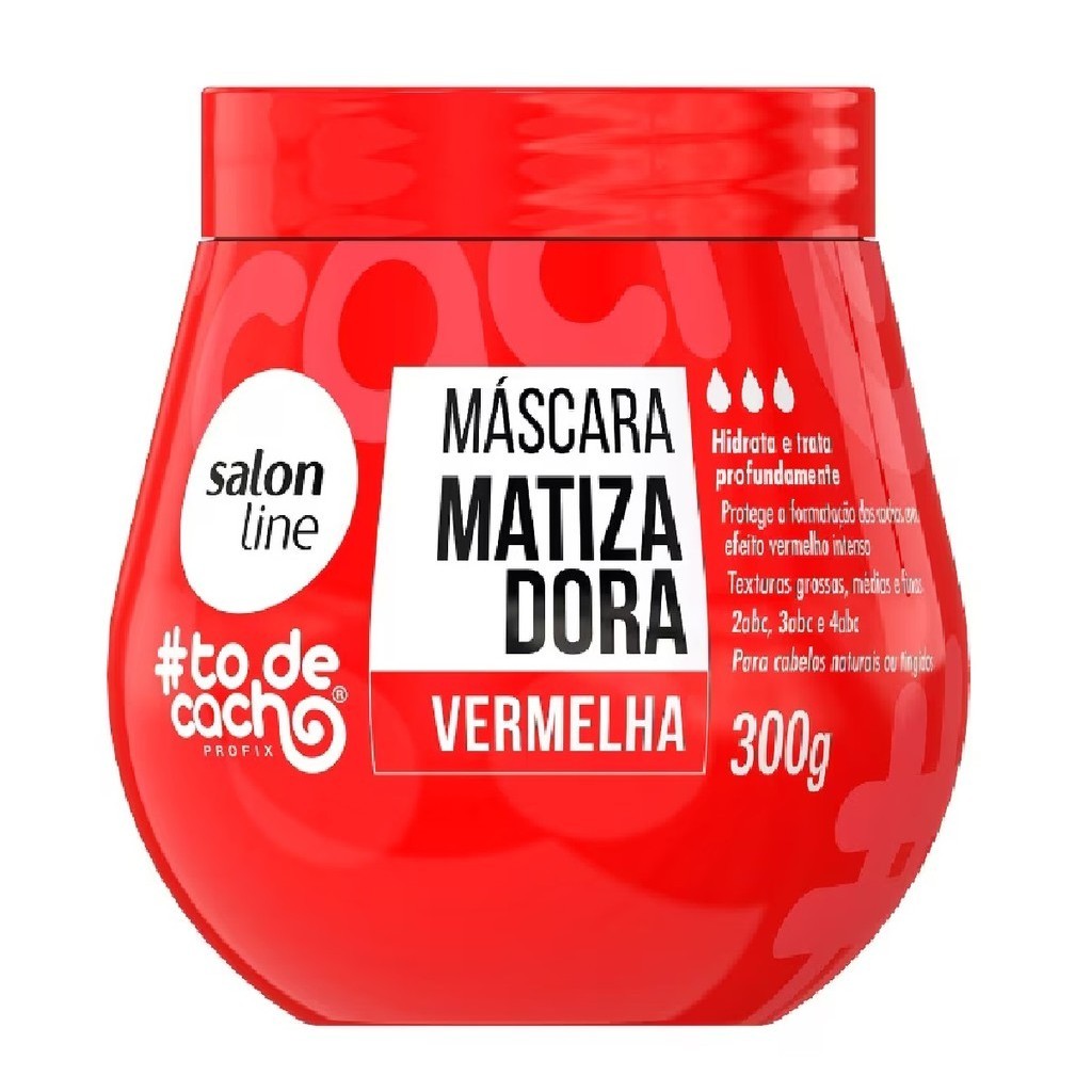 Salon Line Todecacho Máscara Maionese Vermelha Matiza 300g | Shopee Brasil