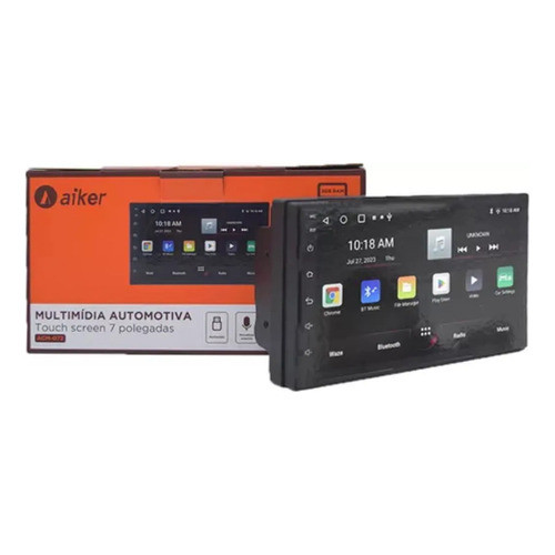 Central Multimidia Automotiva Aiker Universal 7 Polegadas | Shopee Brasil