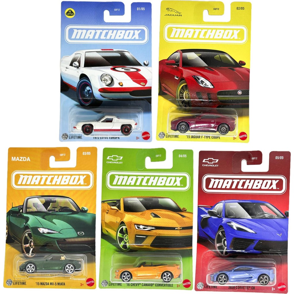 Matchbox - Set 5 Miniaturas - GGF12-944F | Shopee Brasil